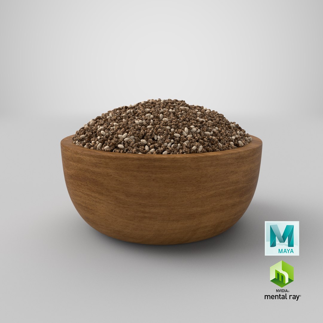 Realistic Chia Seeds 3D Model - TurboSquid 1631726