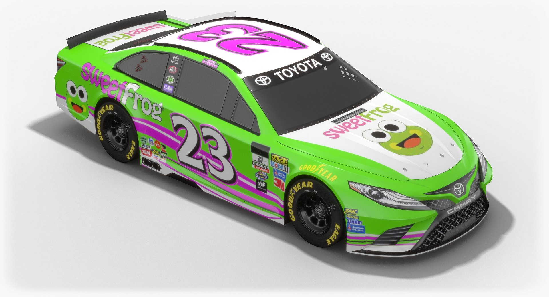3D Model Bk Racing Nascar Season - TurboSquid 1246239