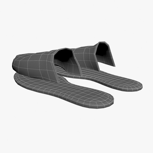 Velvet slippers 3D model - TurboSquid 1151482