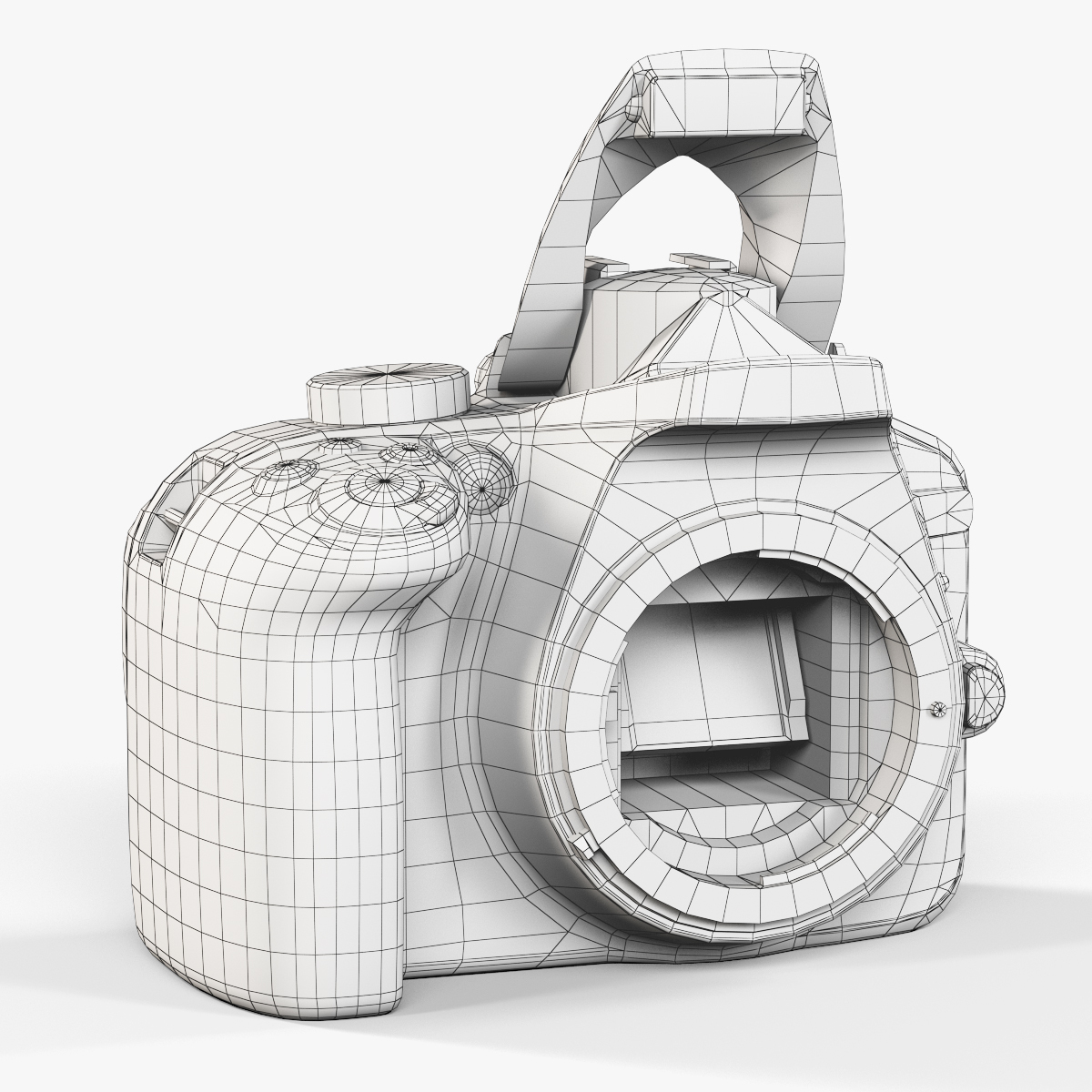 nikon d3300 body 3d obj