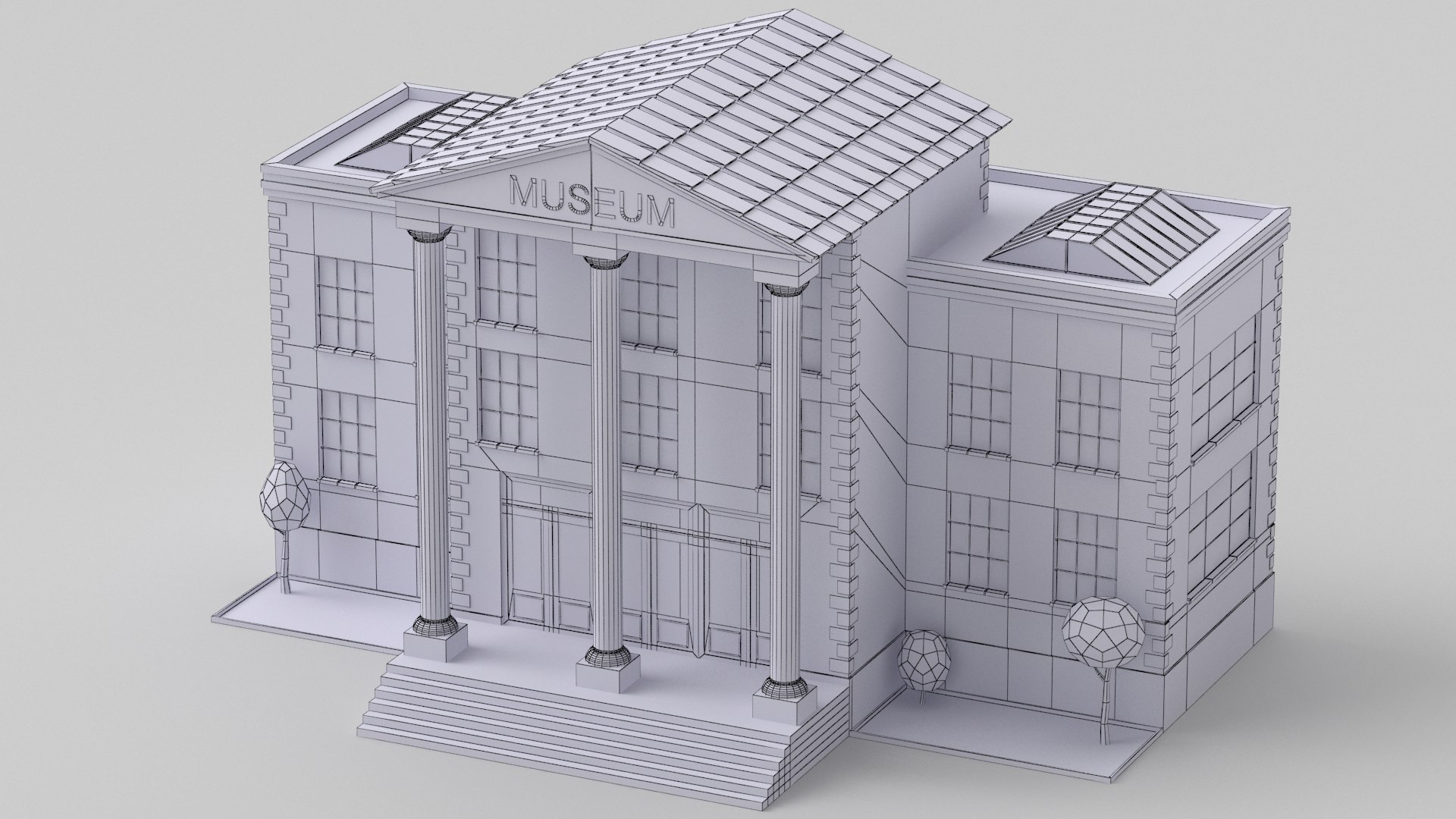 Low Poly Buildings Collection 6 3D - TurboSquid 1961719