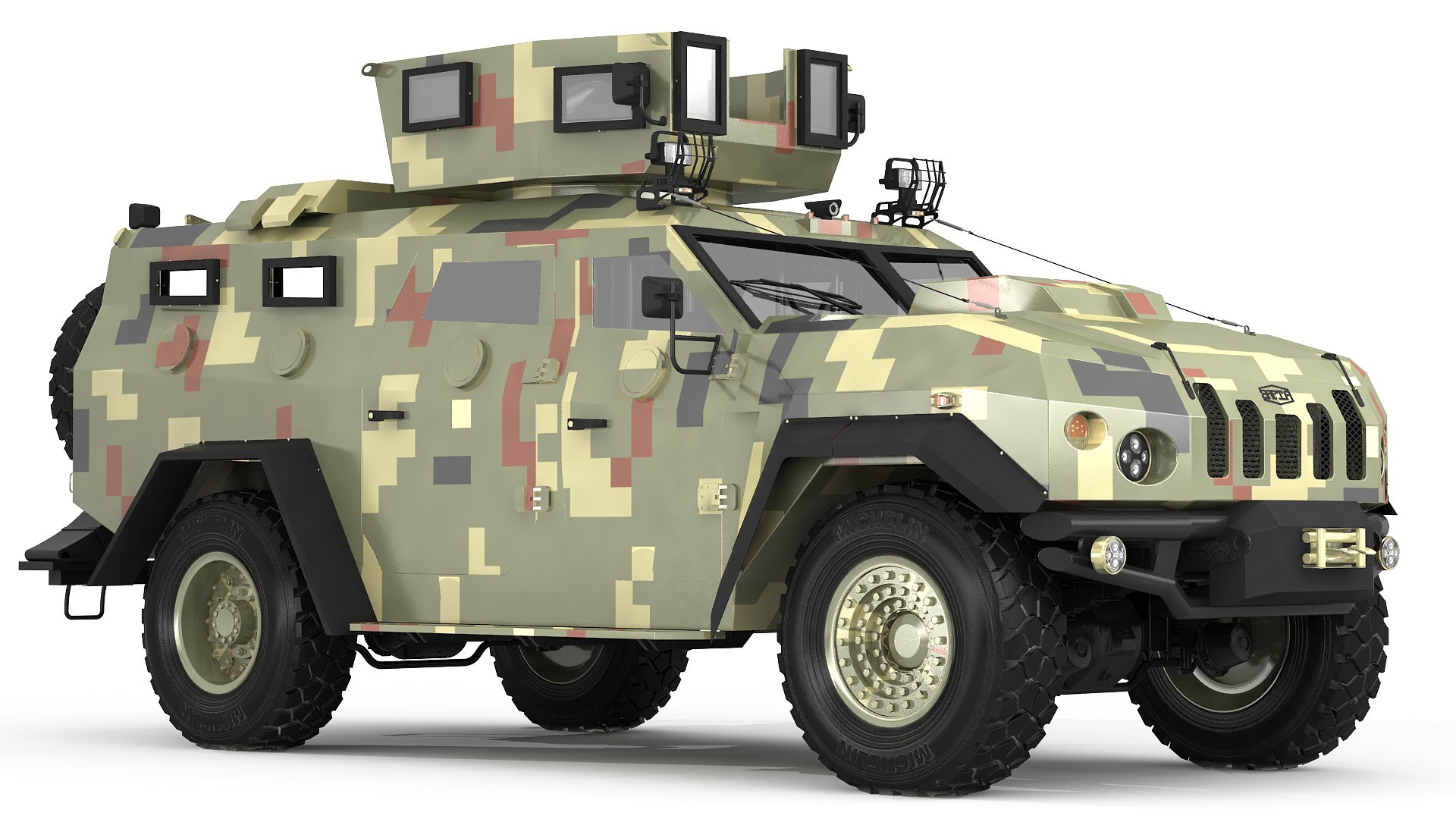 3D Military Vehicle - TurboSquid 2035563