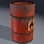 Barrel Flammable Explosive Obj