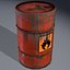 Barrel Flammable Explosive Obj