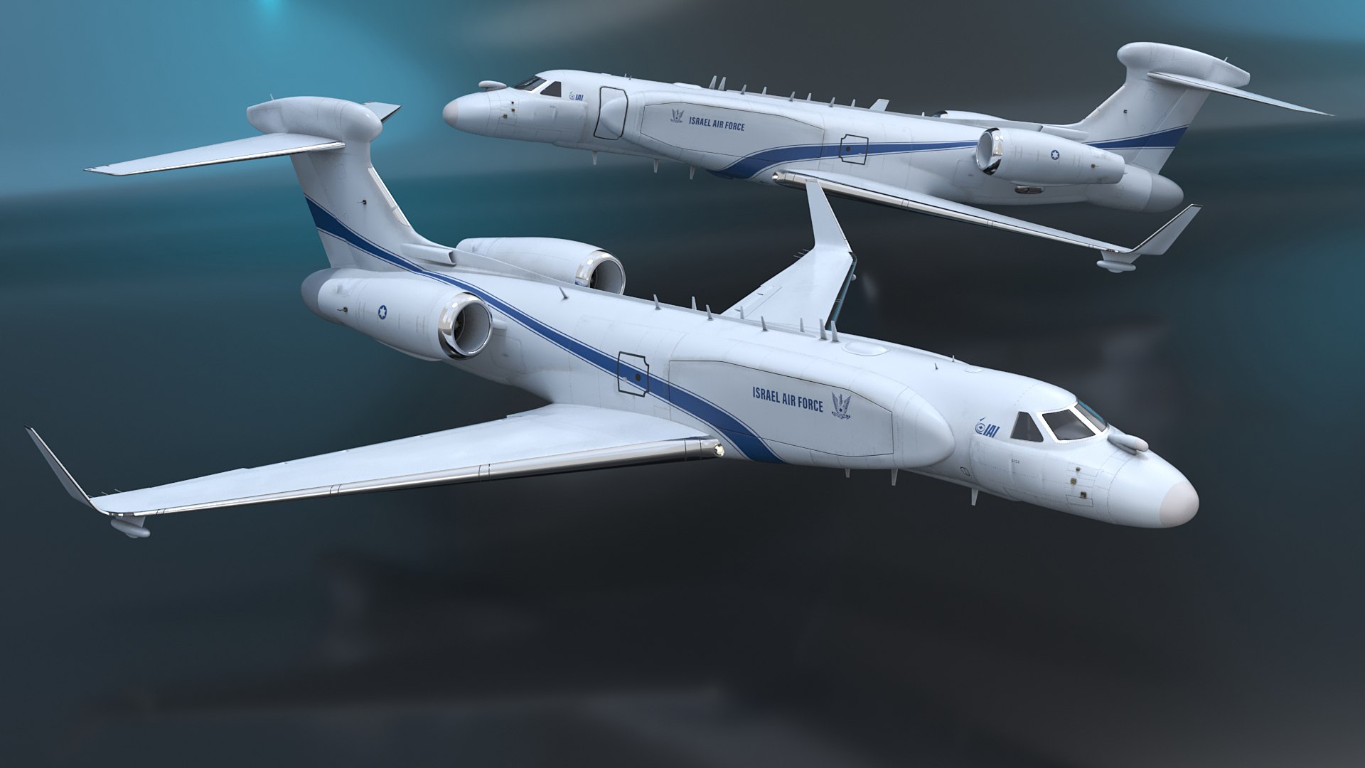 3D CAEW Airborne Early Warning Aircraft Model - TurboSquid 2324163