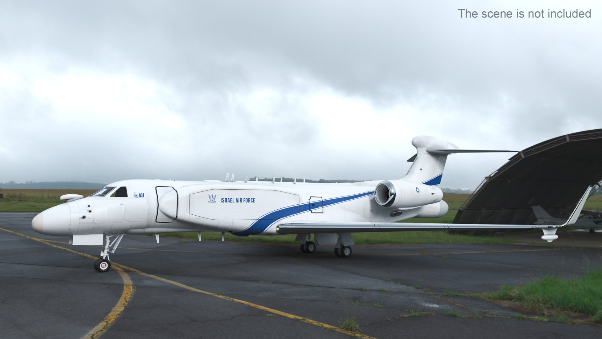 3D CAEW Airborne Early Warning Aircraft Model - TurboSquid 2324163
