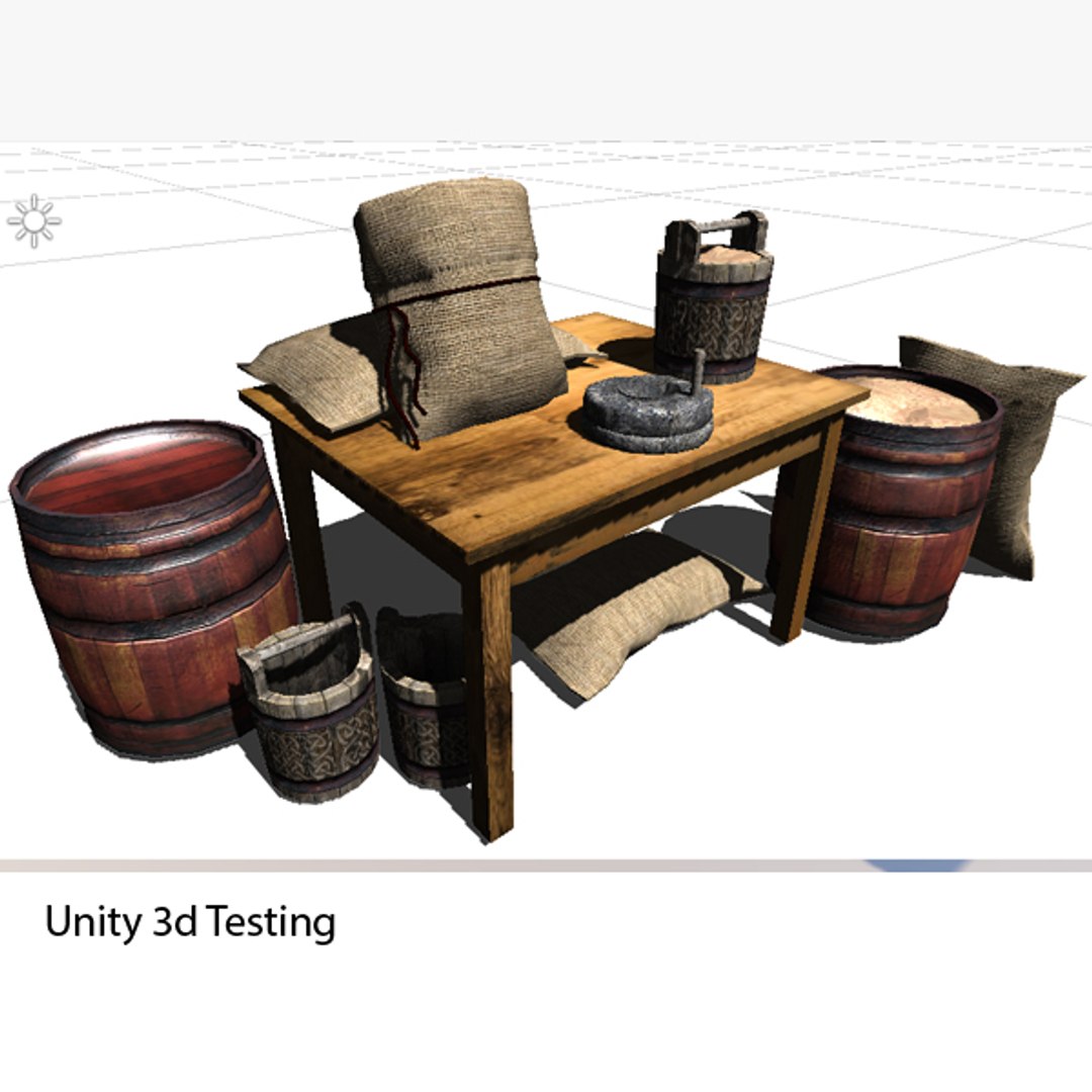 3d Model Assets Table Old