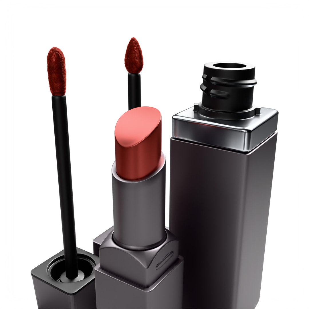 Lipsticks Set 3D Model - TurboSquid 2326975