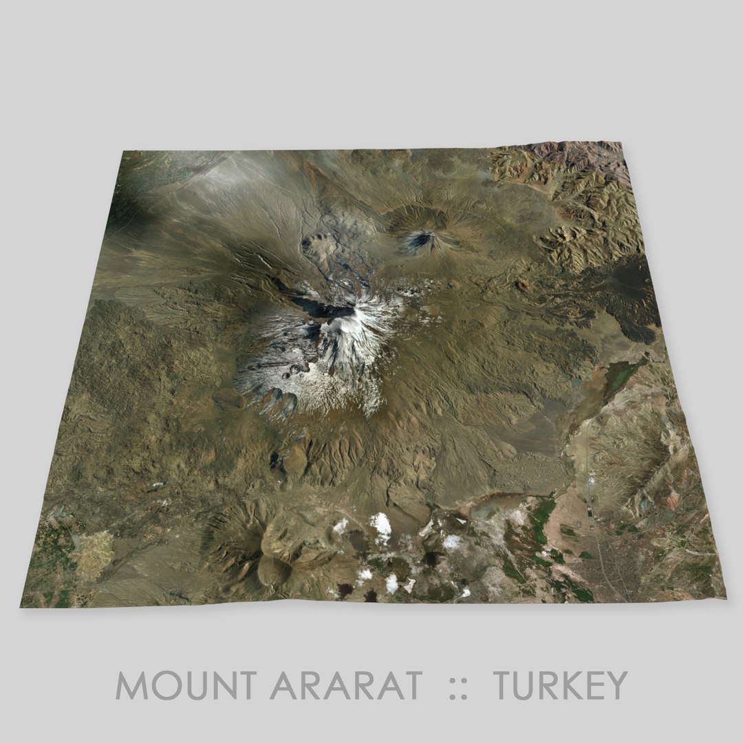 Mount Ararat Terrain 3D Model - TurboSquid 1311517