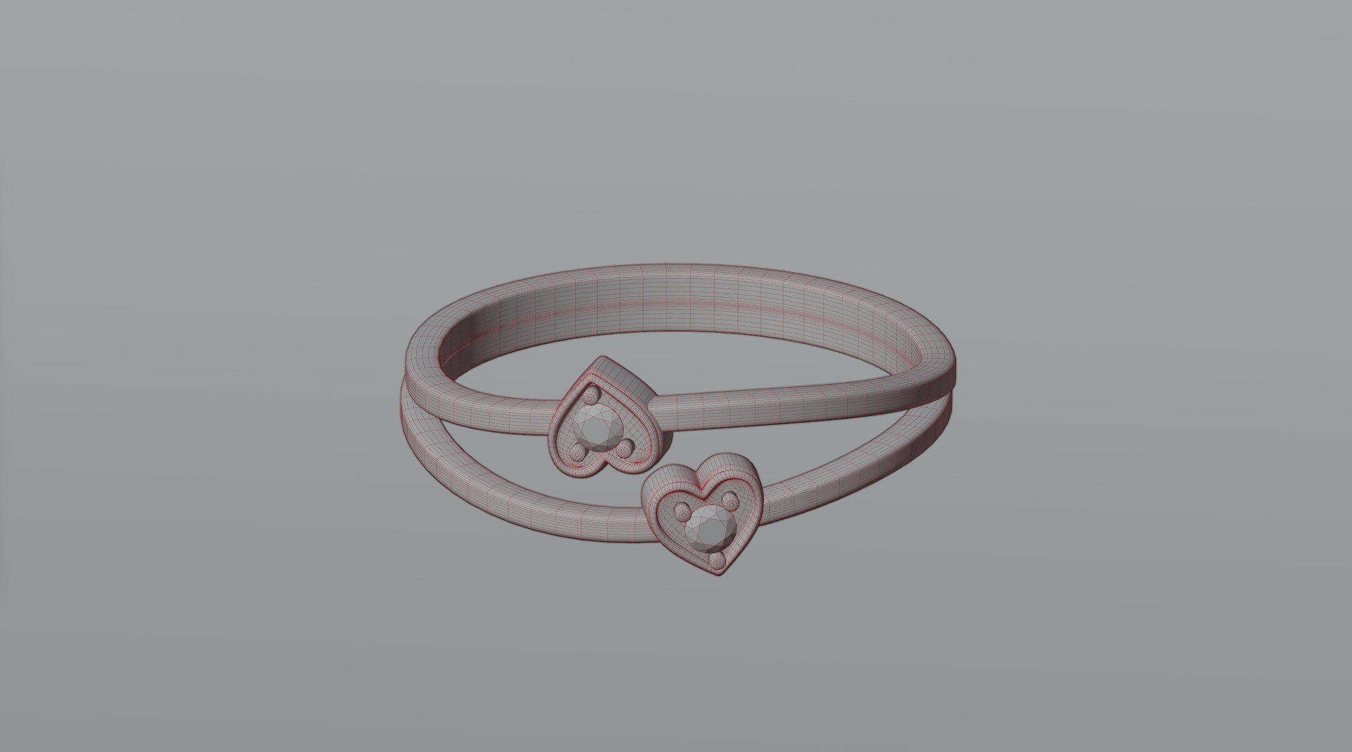3D Heart ring 4 model - TurboSquid 1856364