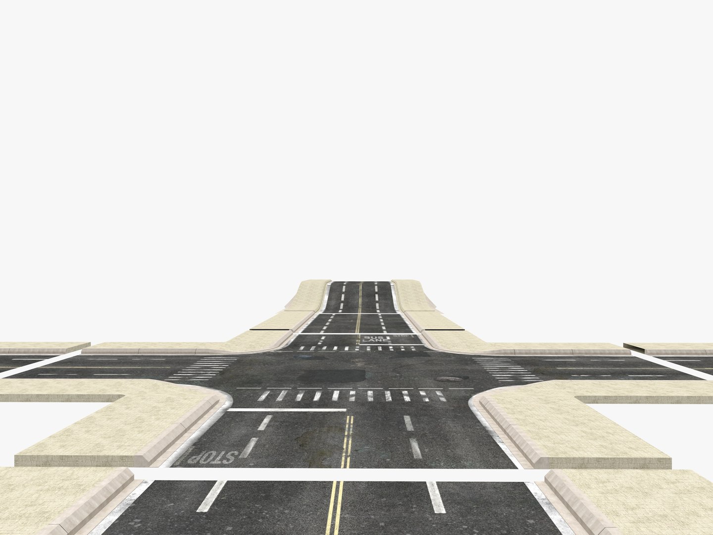 3D Road Pack Model - TurboSquid 2106589