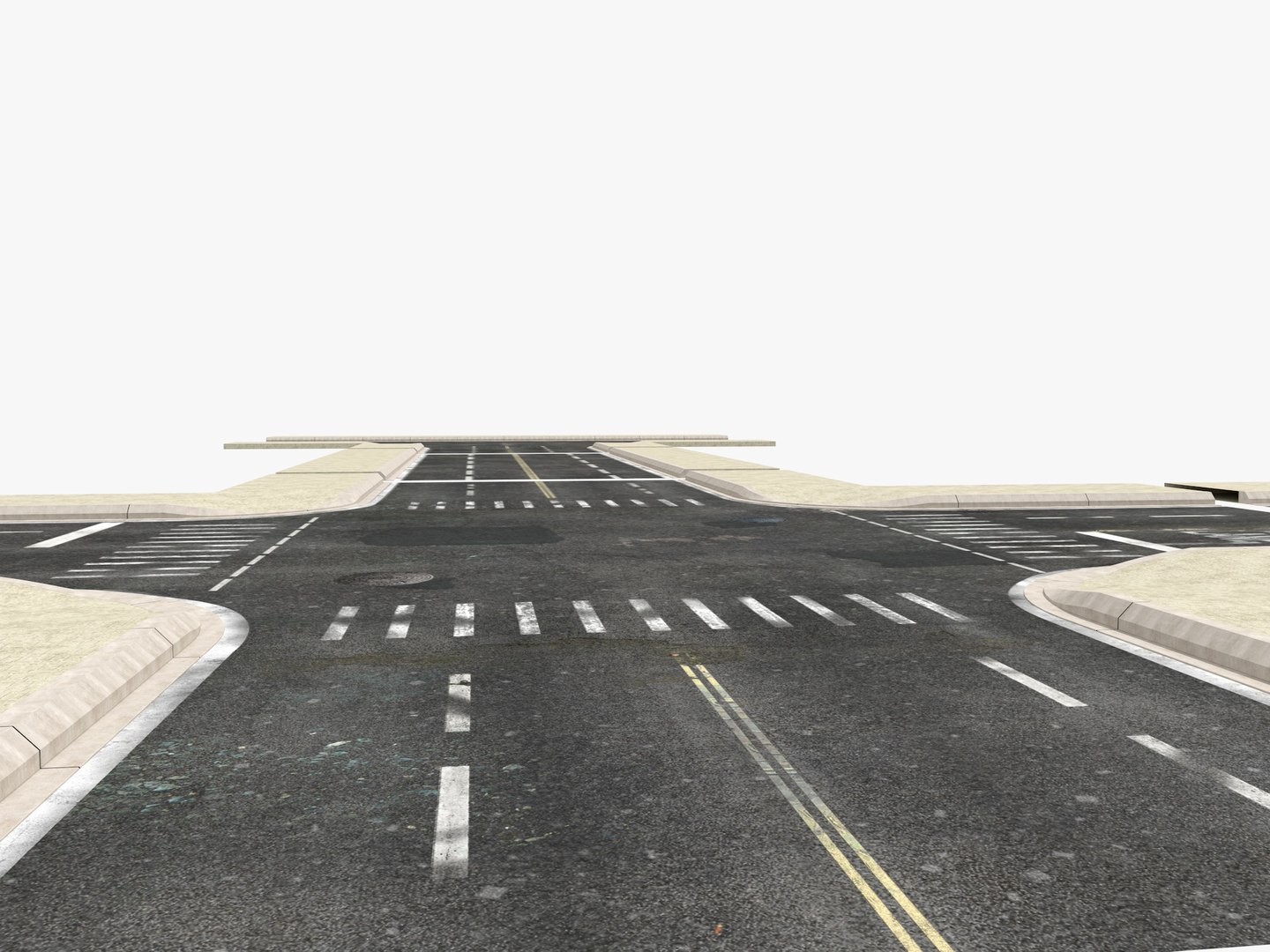 3D Road Pack Model - TurboSquid 2106589