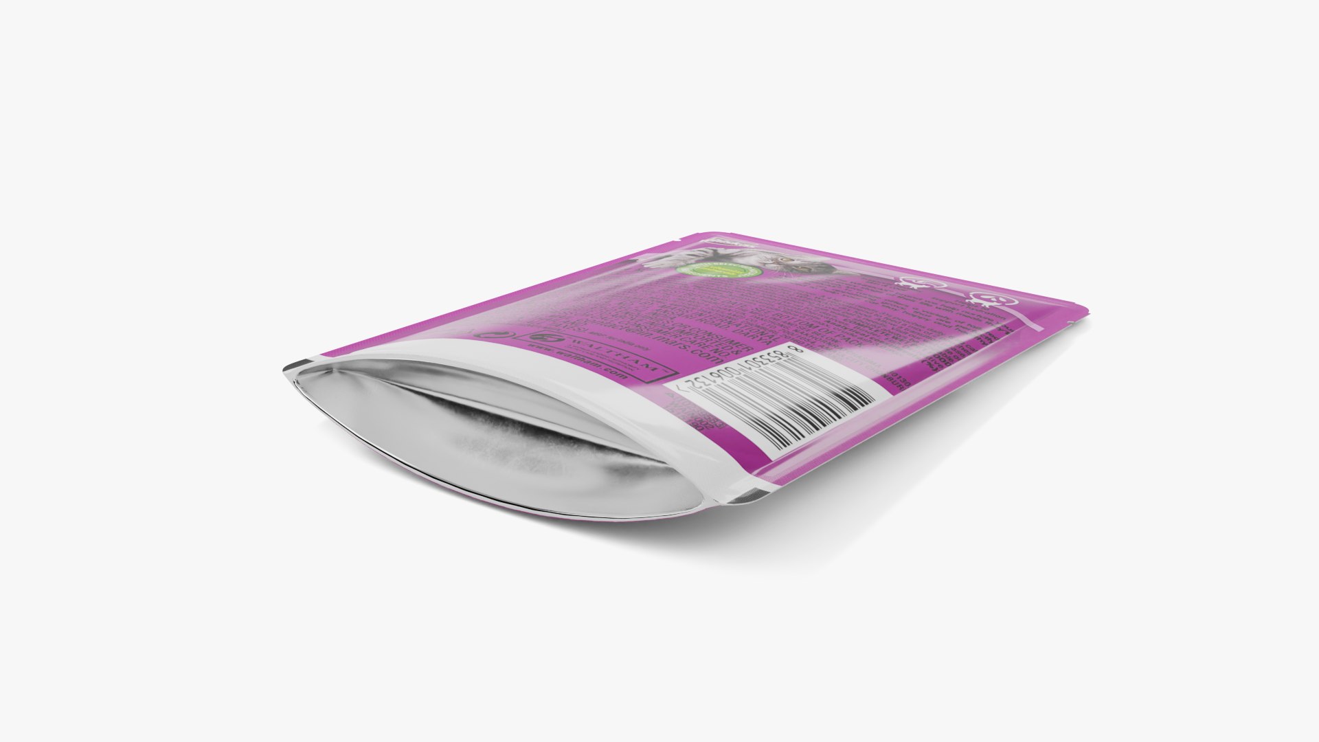 Whiskas Cat Food Pouch 3D Model - TurboSquid 2174448