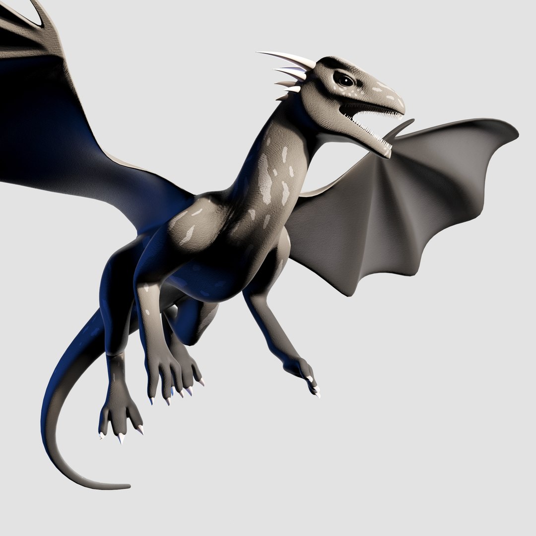 3D Model Stylized Dragon Character - TurboSquid 1976706