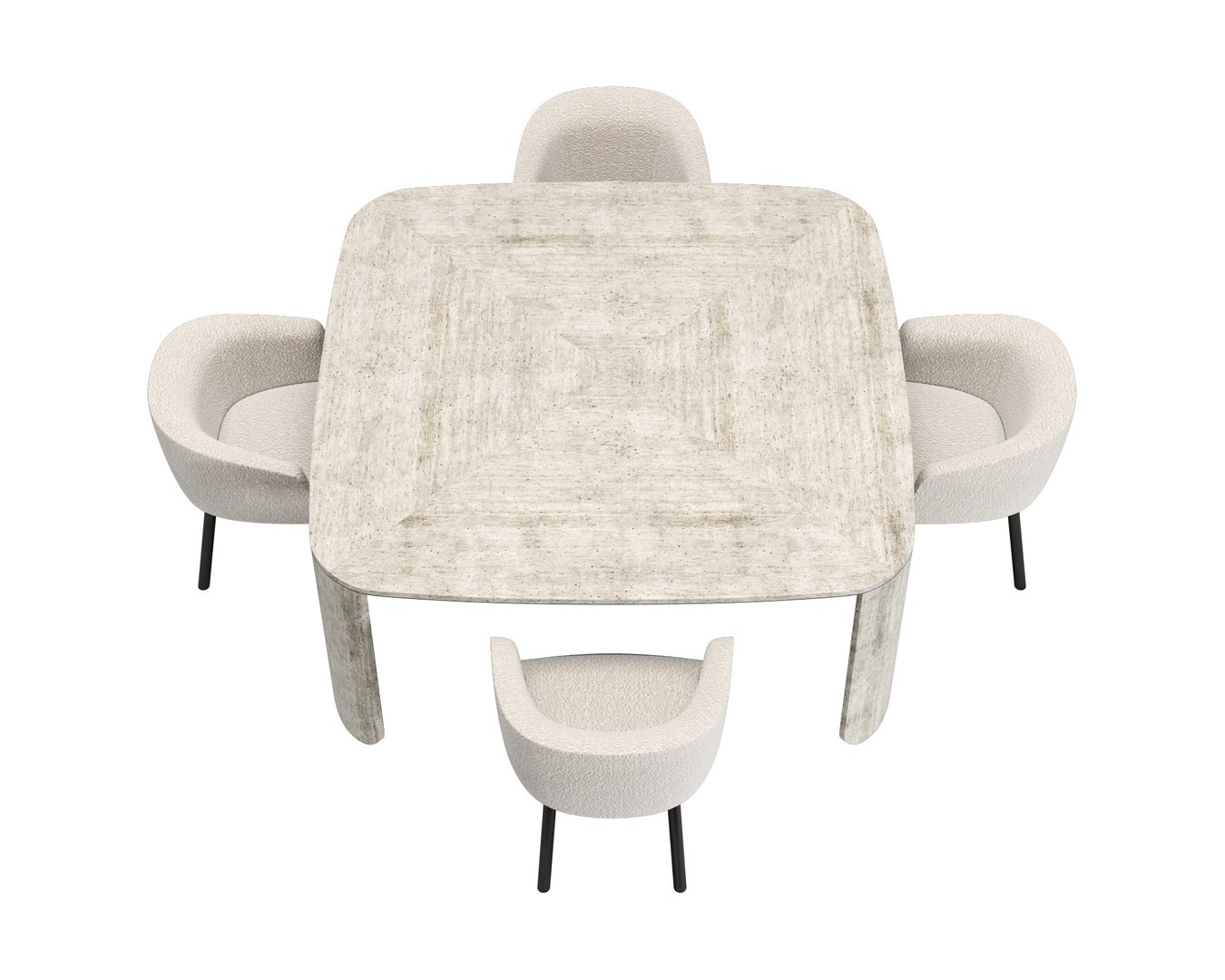 3D Gallotti And Radice Clemo-t Dining Set 3 170x170 - TurboSquid 2247225