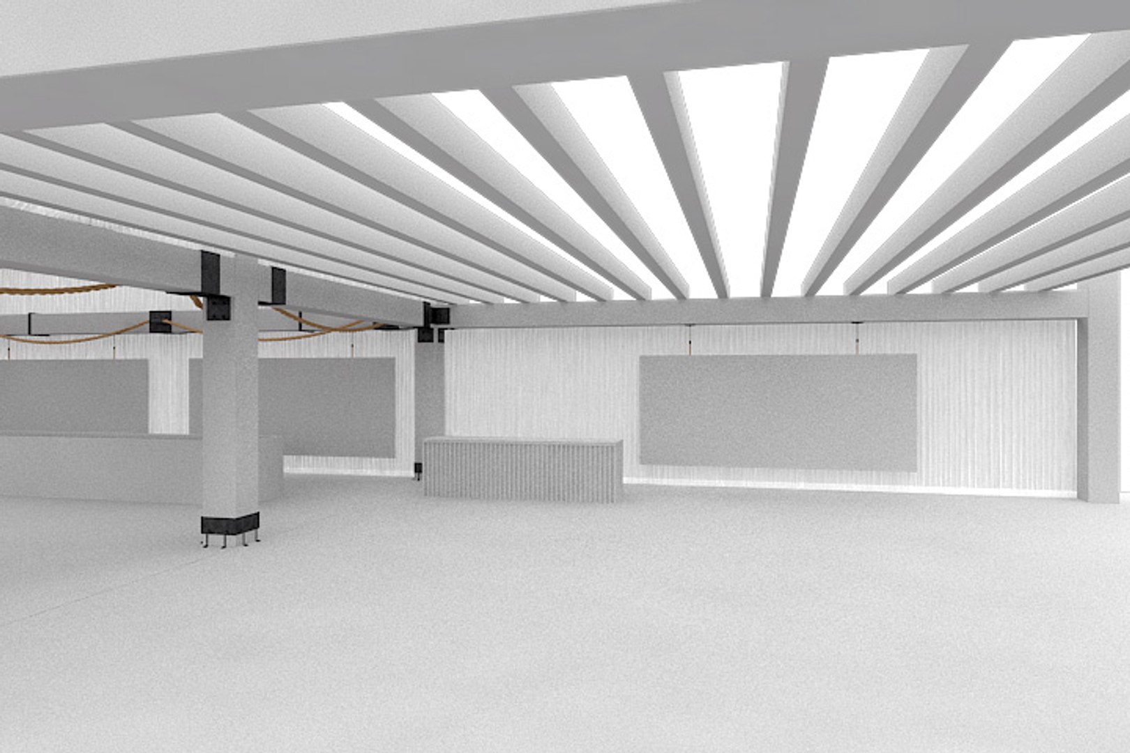 Event Space 3d Model