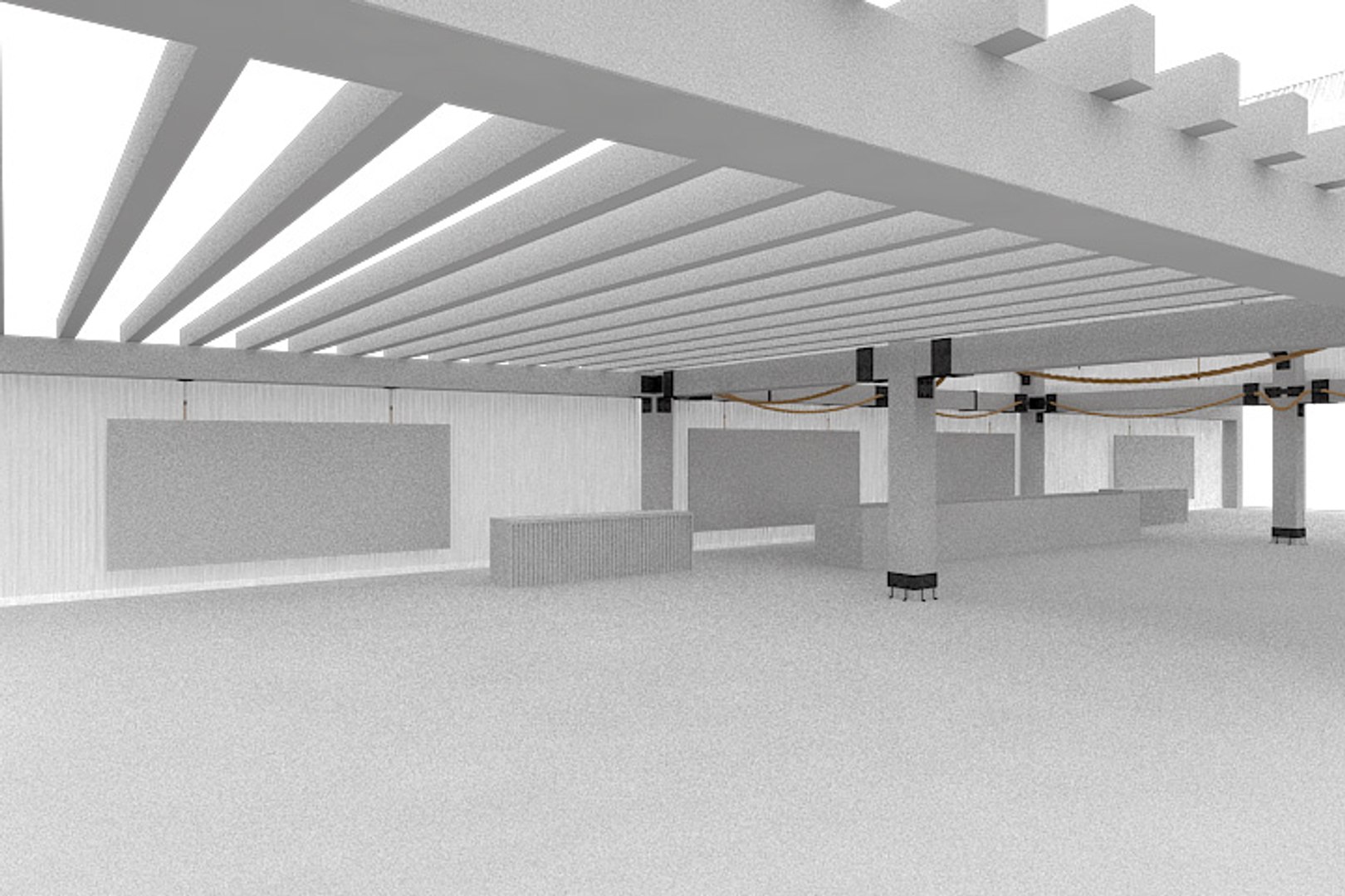 Event Space 3d Model