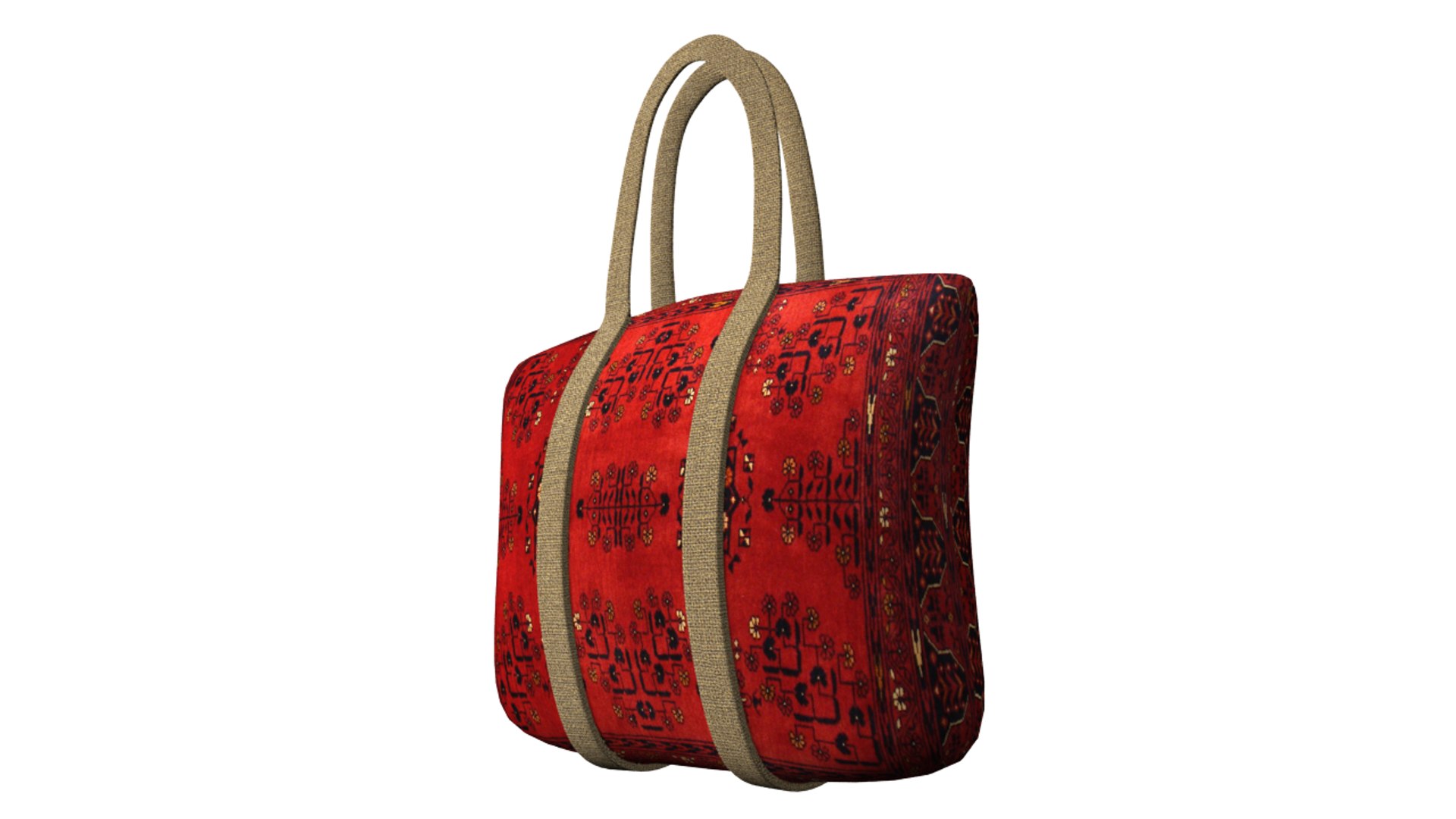 3d Reusable Shopping Bag Model