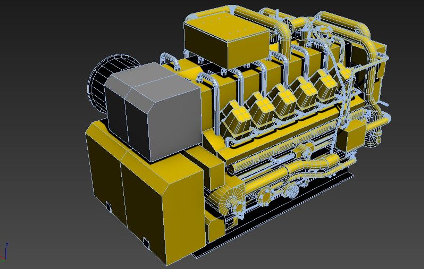 Ac Generator 3d Model
