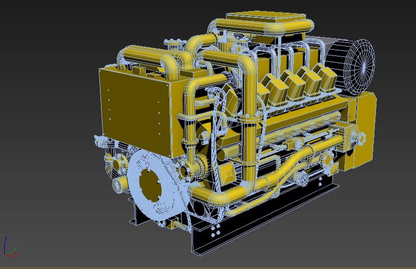 Ac Generator 3d Model