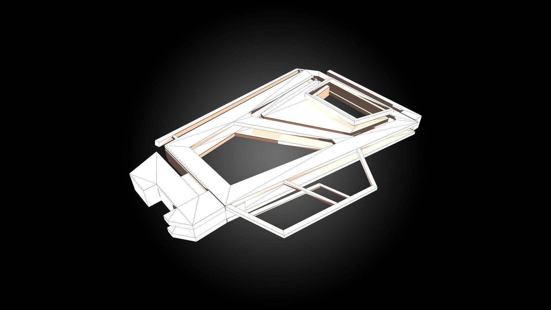 3D wing frame model - TurboSquid 1588507