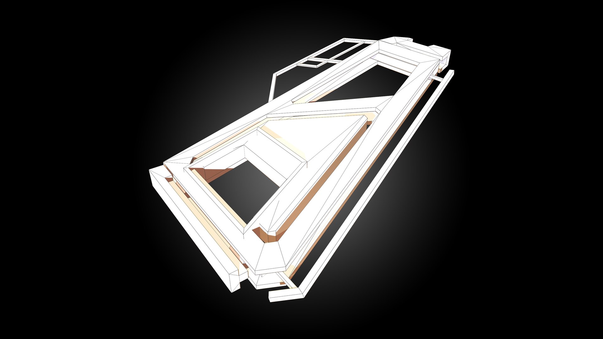 3D wing frame model - TurboSquid 1588507