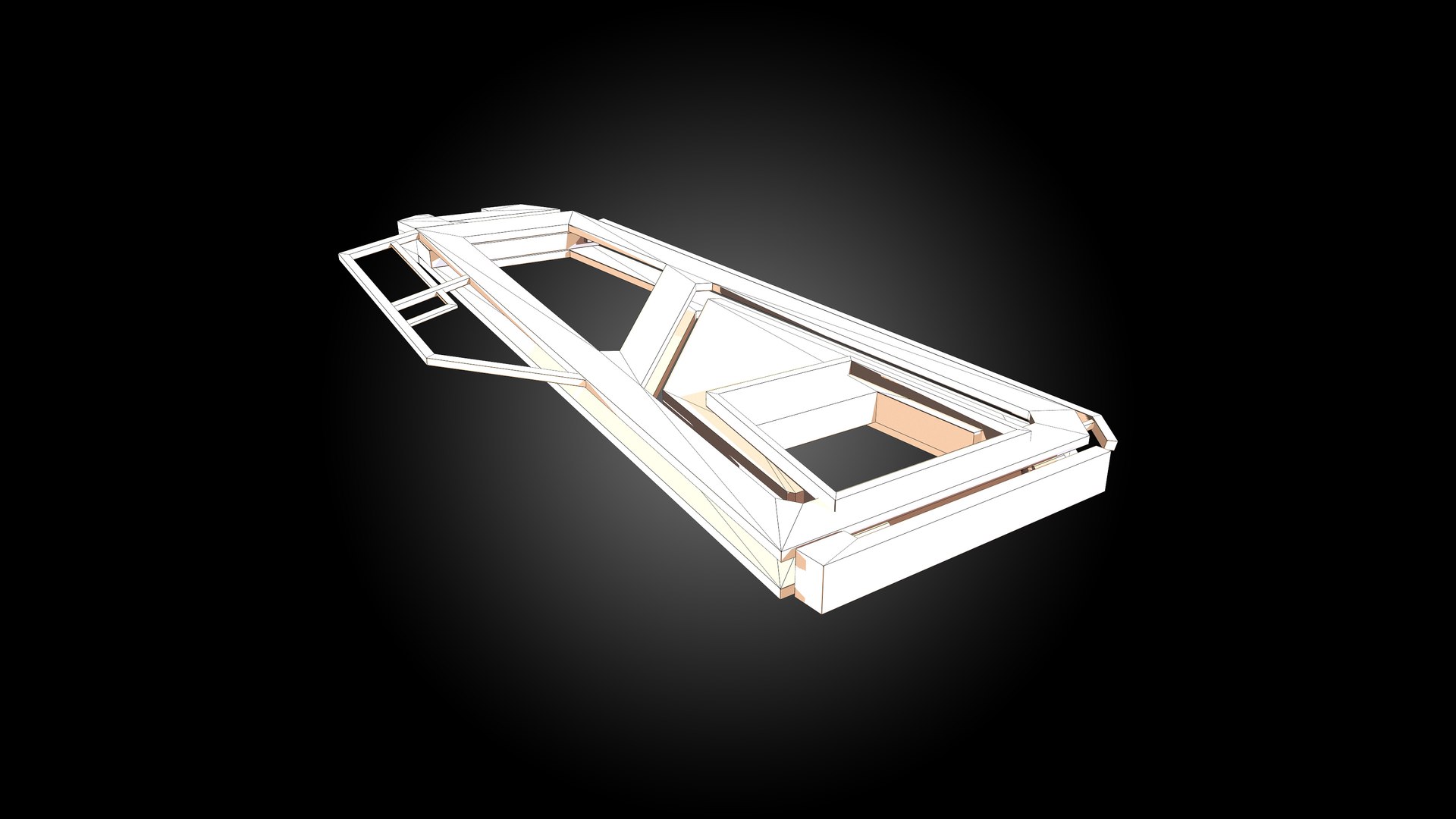 3D wing frame model - TurboSquid 1588507