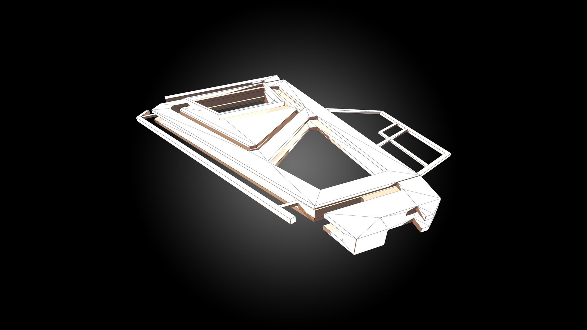 3D wing frame model - TurboSquid 1588507