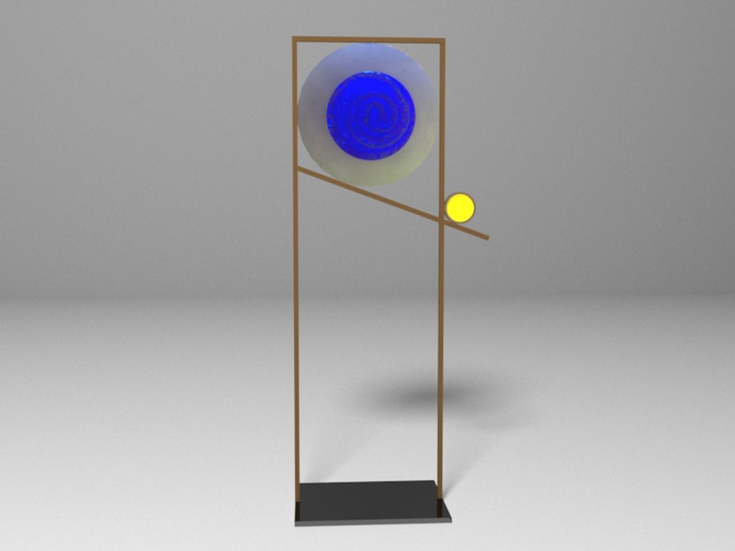 3D fusion glass sculpture - TurboSquid 1312658