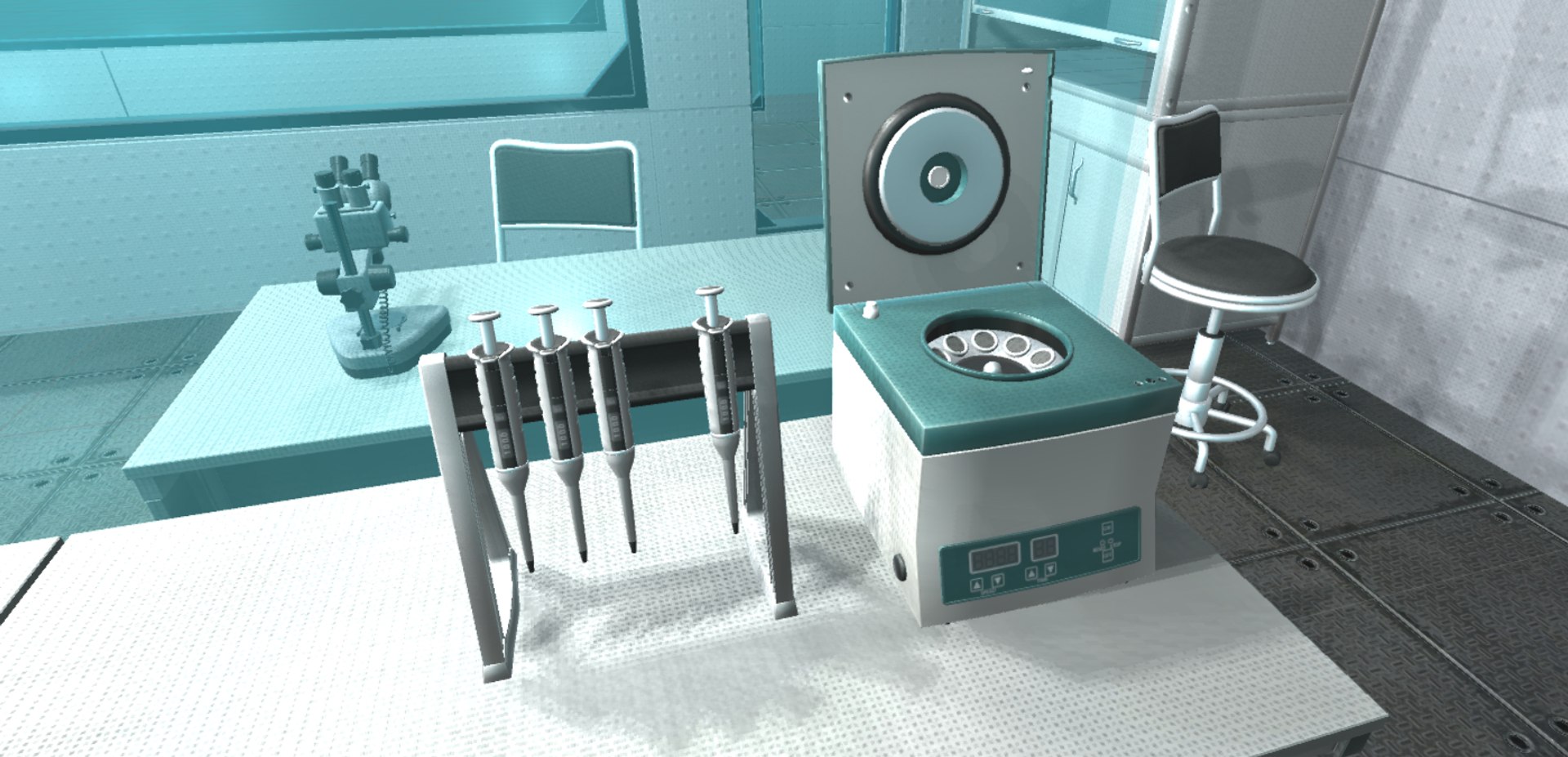 Vr Modern Laboratory - 3D - TurboSquid 1433623