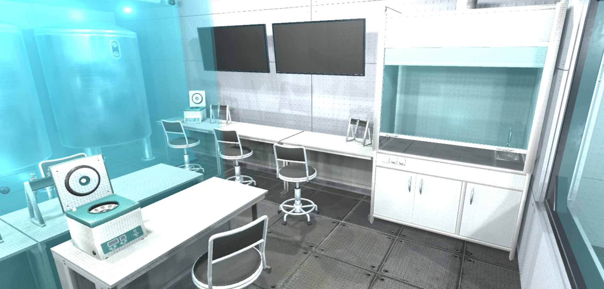 Vr Modern Laboratory - 3D - TurboSquid 1433623