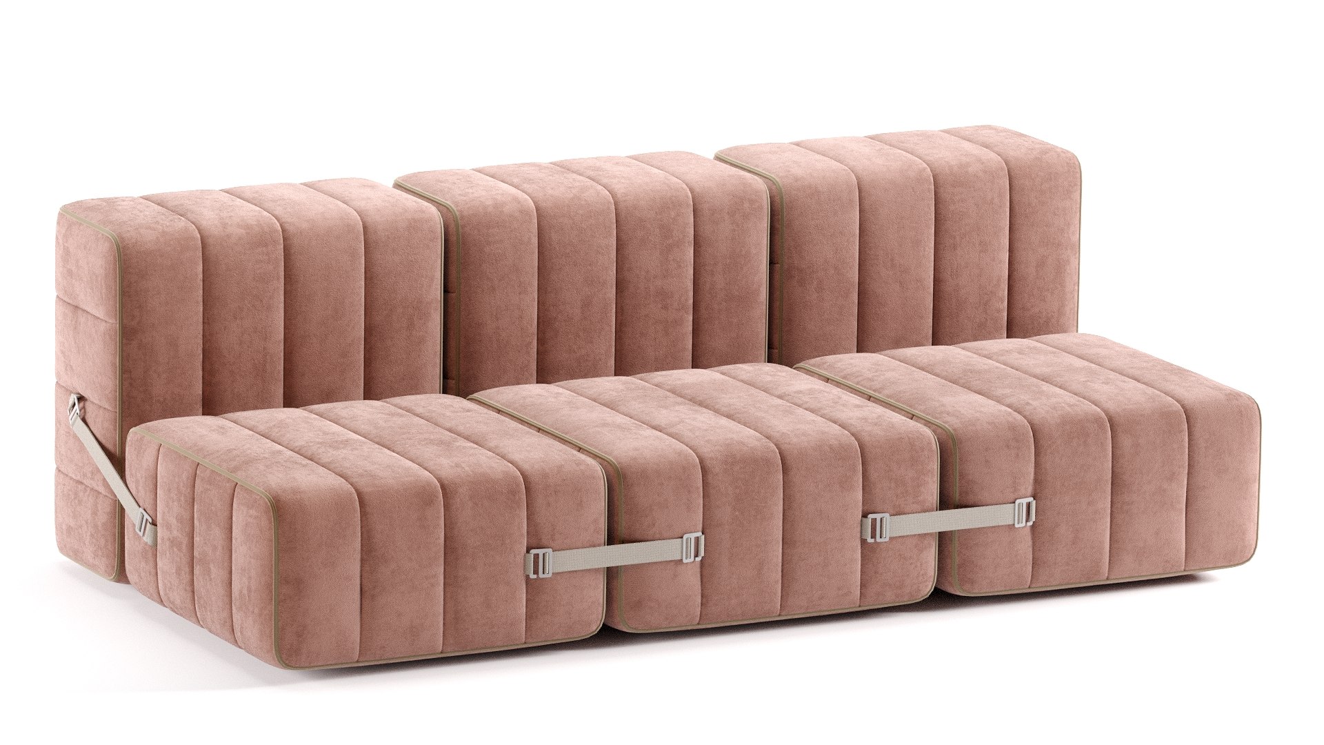 Curt Modular Sofa 3D Model - TurboSquid 2072320