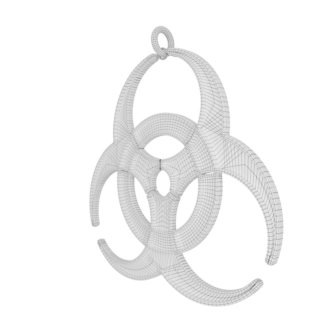 3D Biohazard Pendant - TurboSquid 1775689