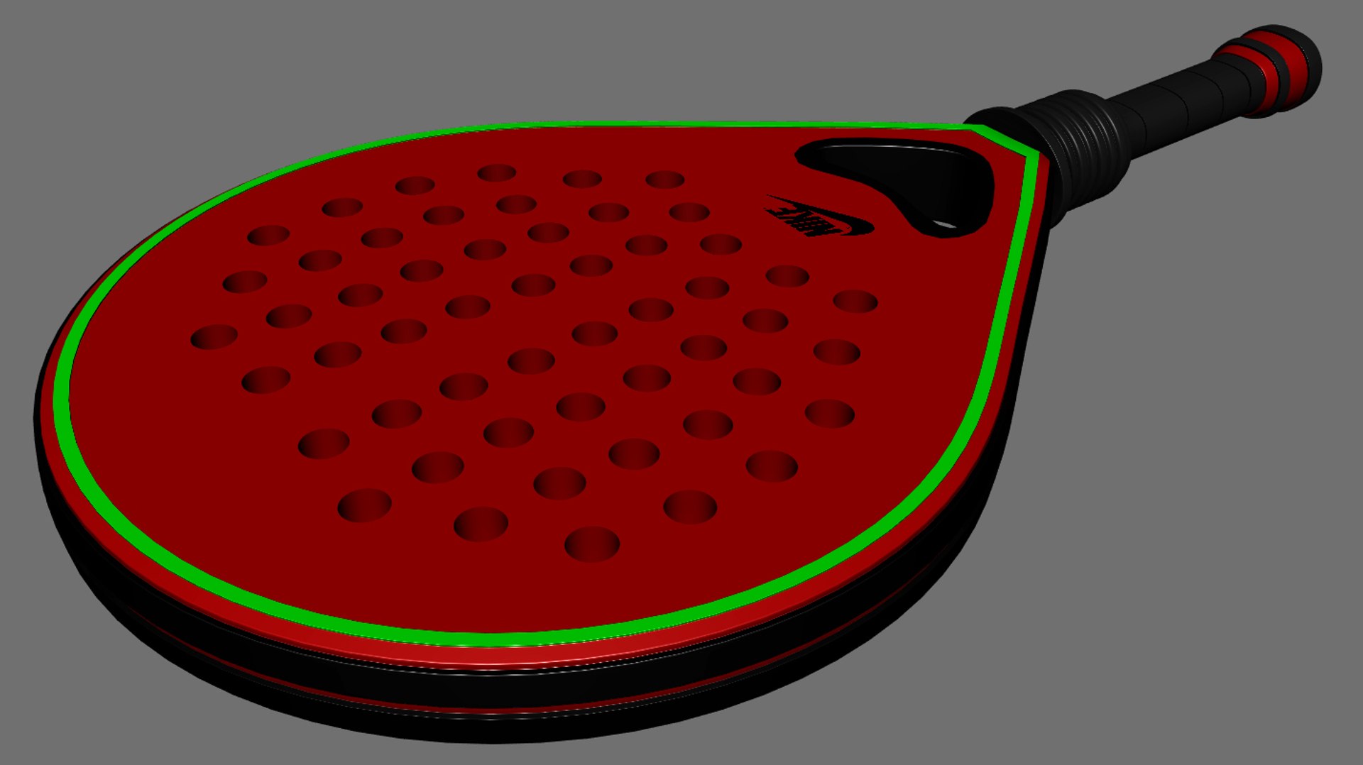 P Paddle Racket 3D Model - TurboSquid 1177874