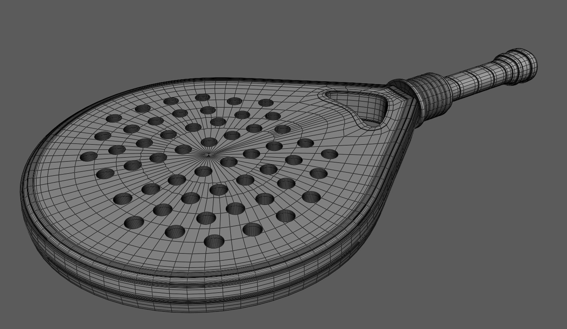 P Paddle Racket 3D Model - TurboSquid 1177874