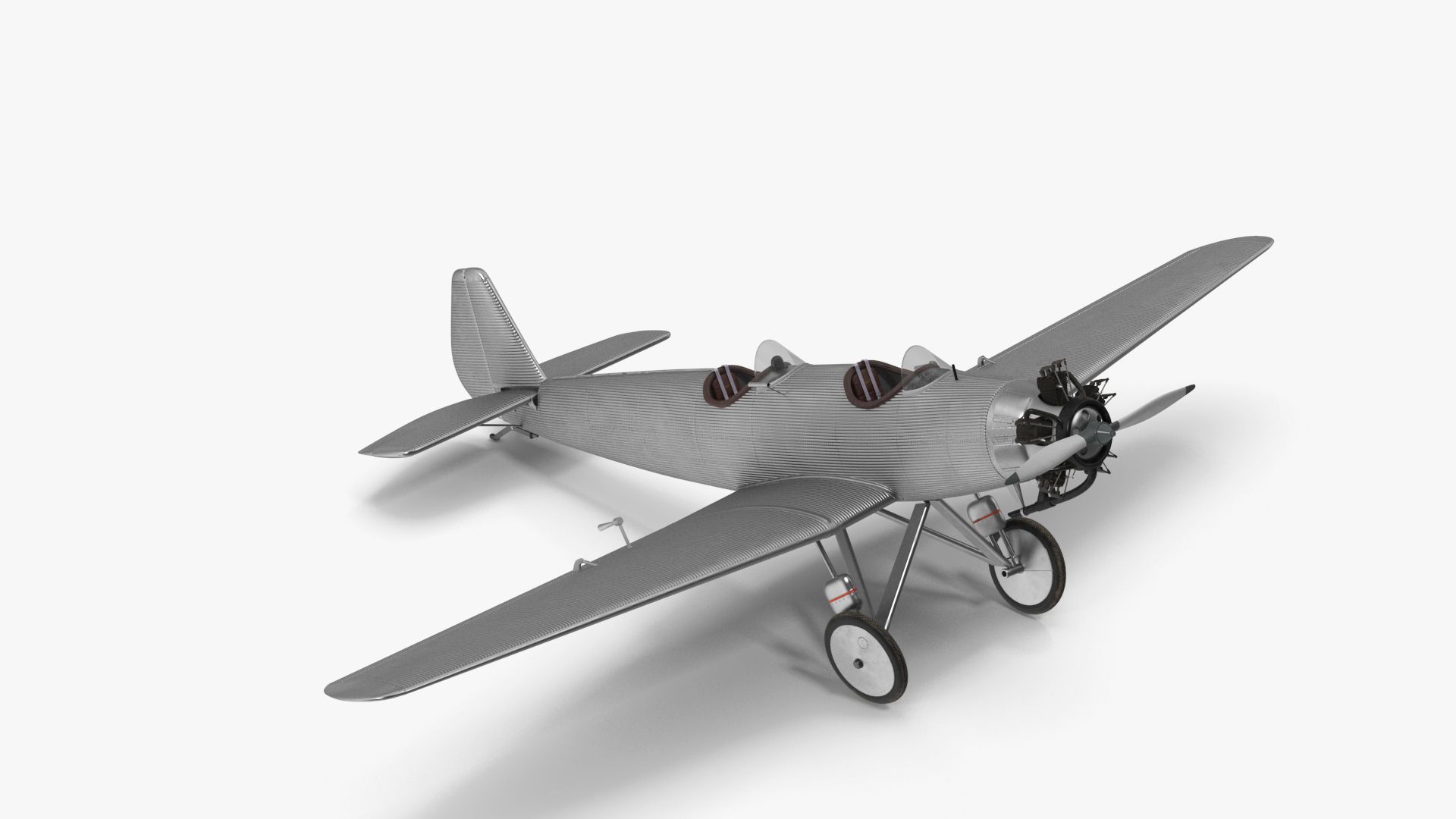 Retro Airplane Rigged For Maya 3D Model - TurboSquid 2253621