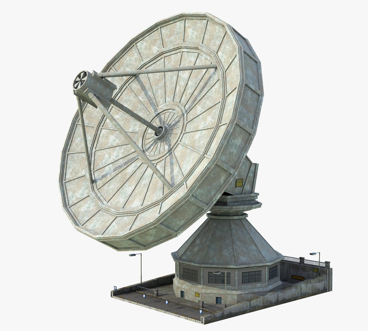 Radio Telescope 3D Model - TurboSquid 1640642