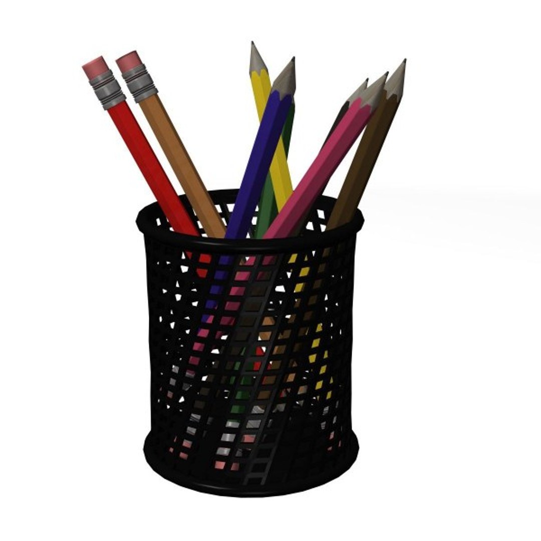 Pencil Box 3d Model