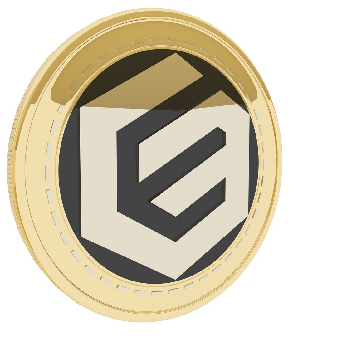 Eulo Cryptocurrency Gold Coin 3D - TurboSquid 1856097