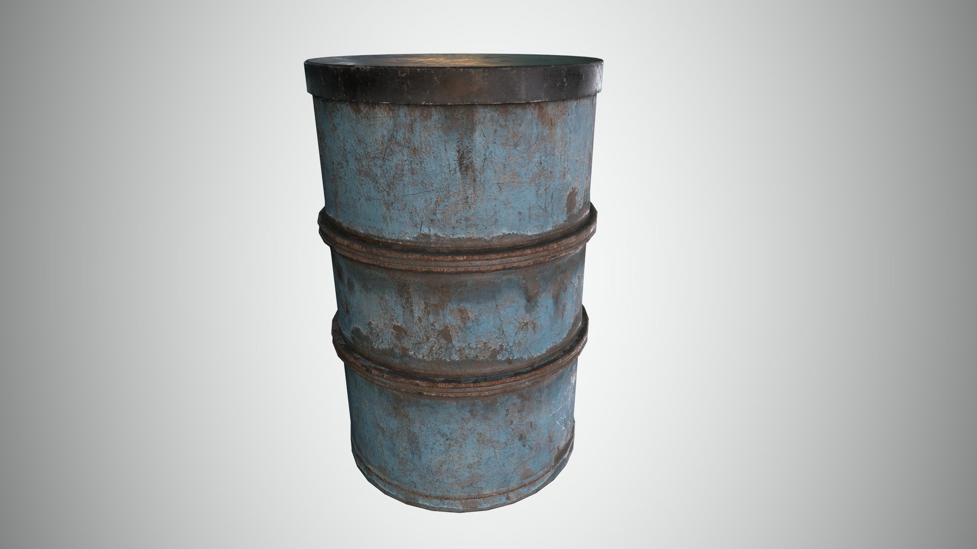 3D Metal Barrel 4 - TurboSquid 2158608
