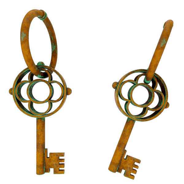 3D Rusty old key - TurboSquid 1982046