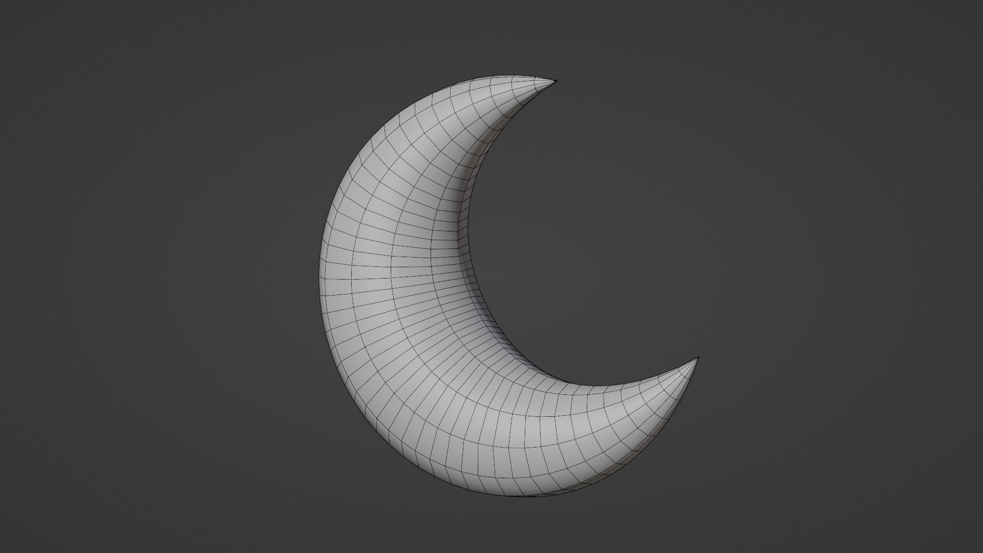 3D Crescent Moon - TurboSquid 2087710