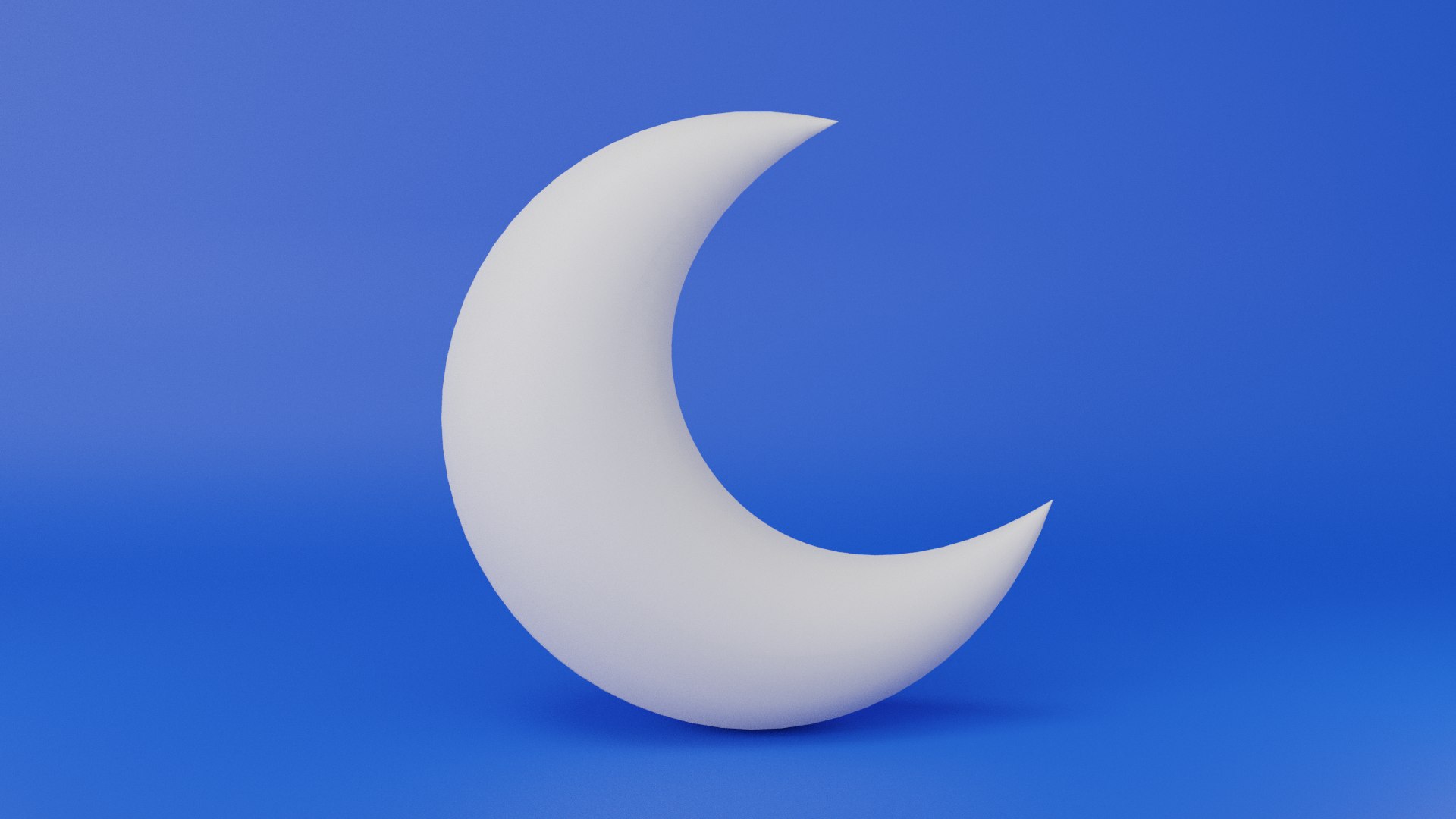 3D Crescent Moon - TurboSquid 2087710