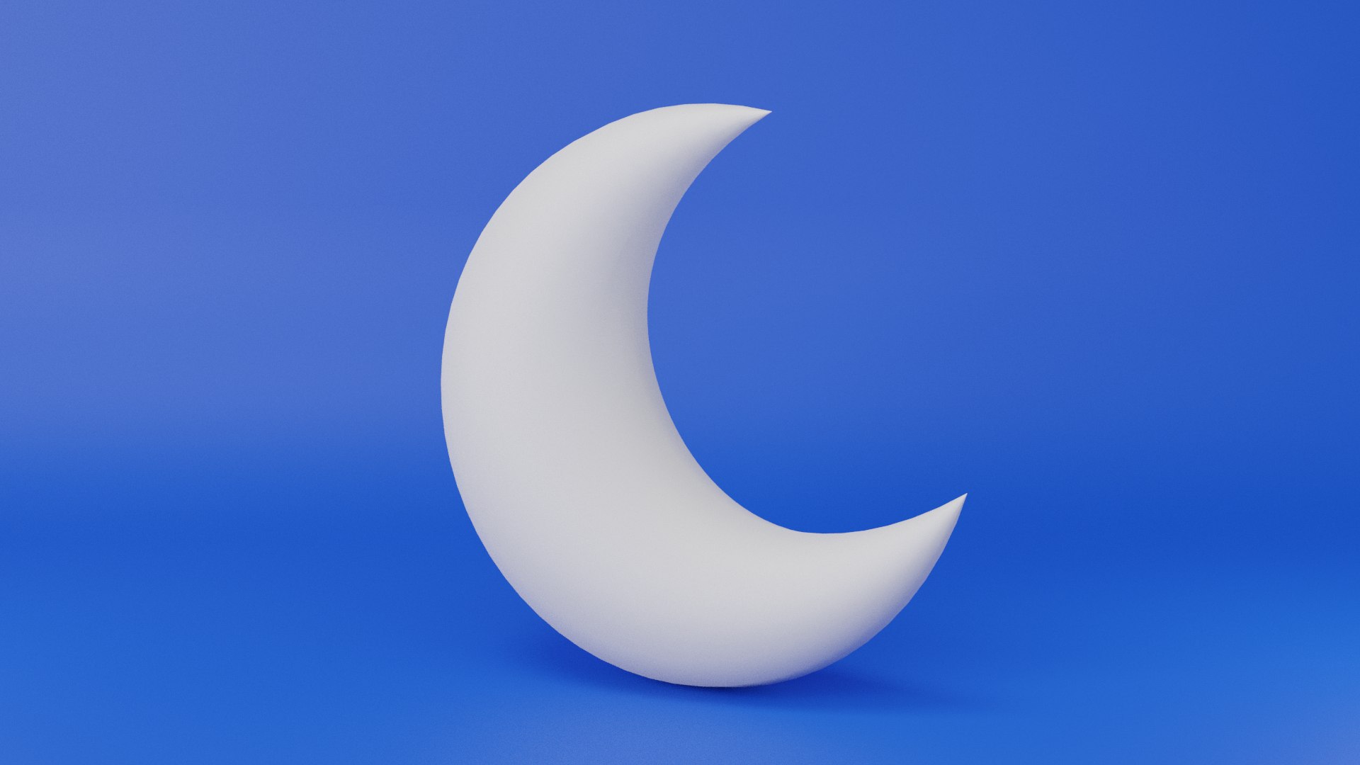3D Crescent Moon - TurboSquid 2087710