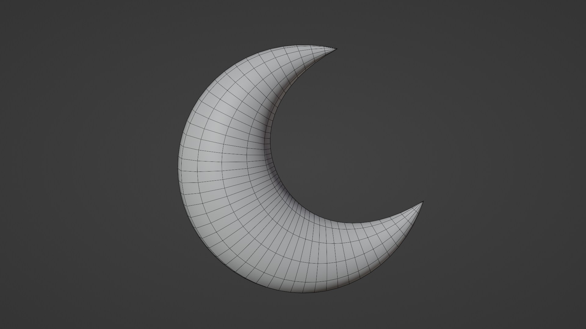 3D Crescent Moon - TurboSquid 2087710