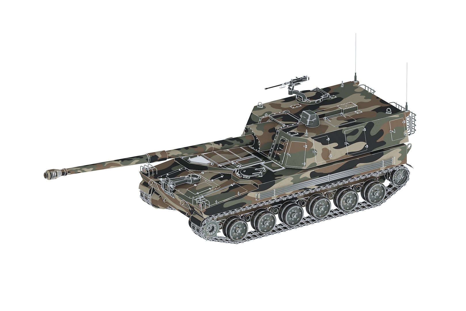 3D model military-tank-k9 - TurboSquid 2009389