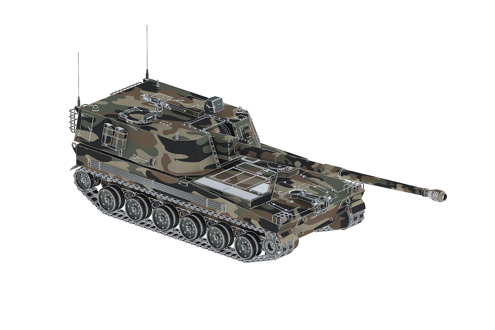 3D model military-tank-k9 - TurboSquid 2009389