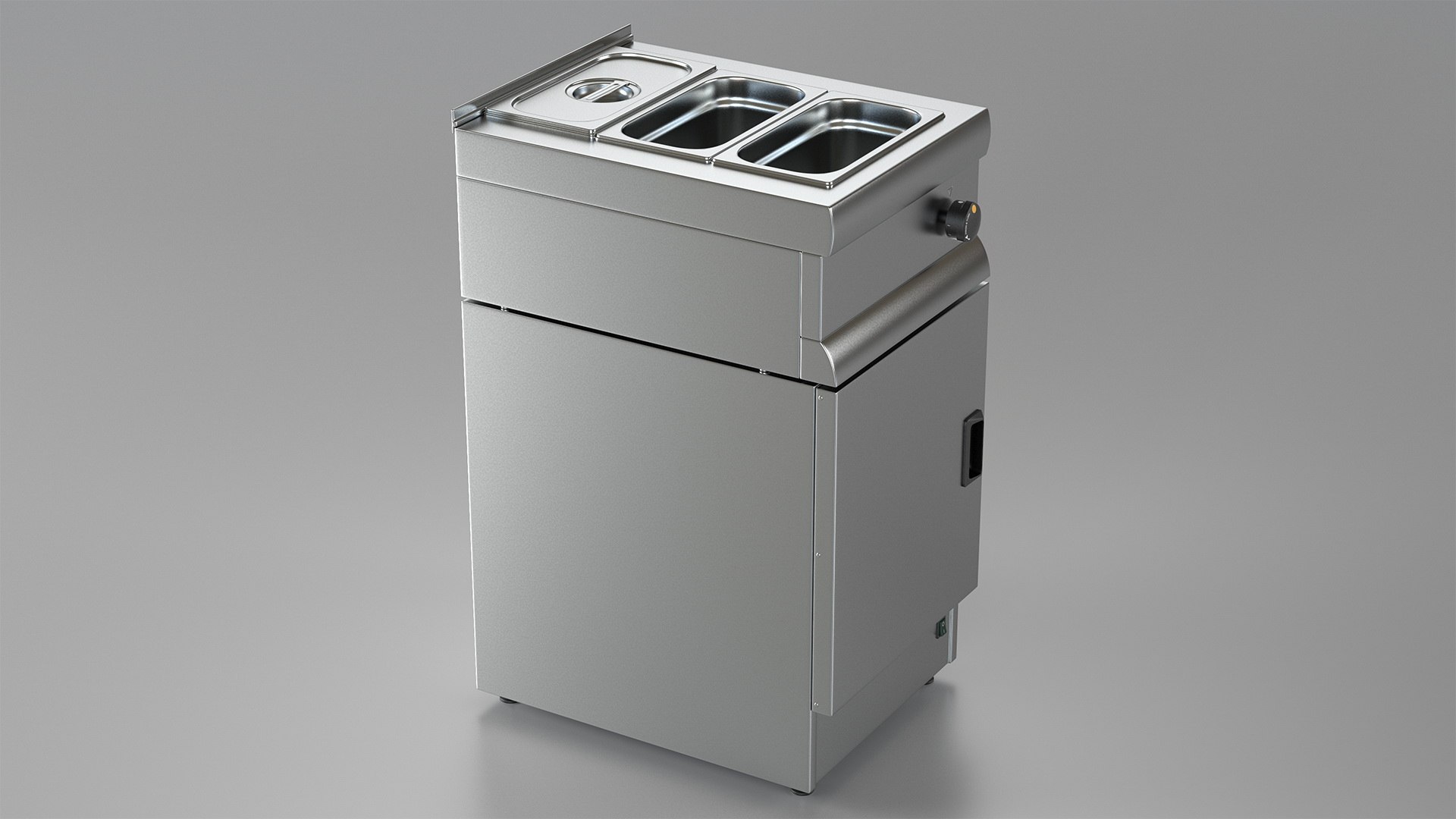 Inox Electric Counter-top Bain 3D Model - TurboSquid 1446831