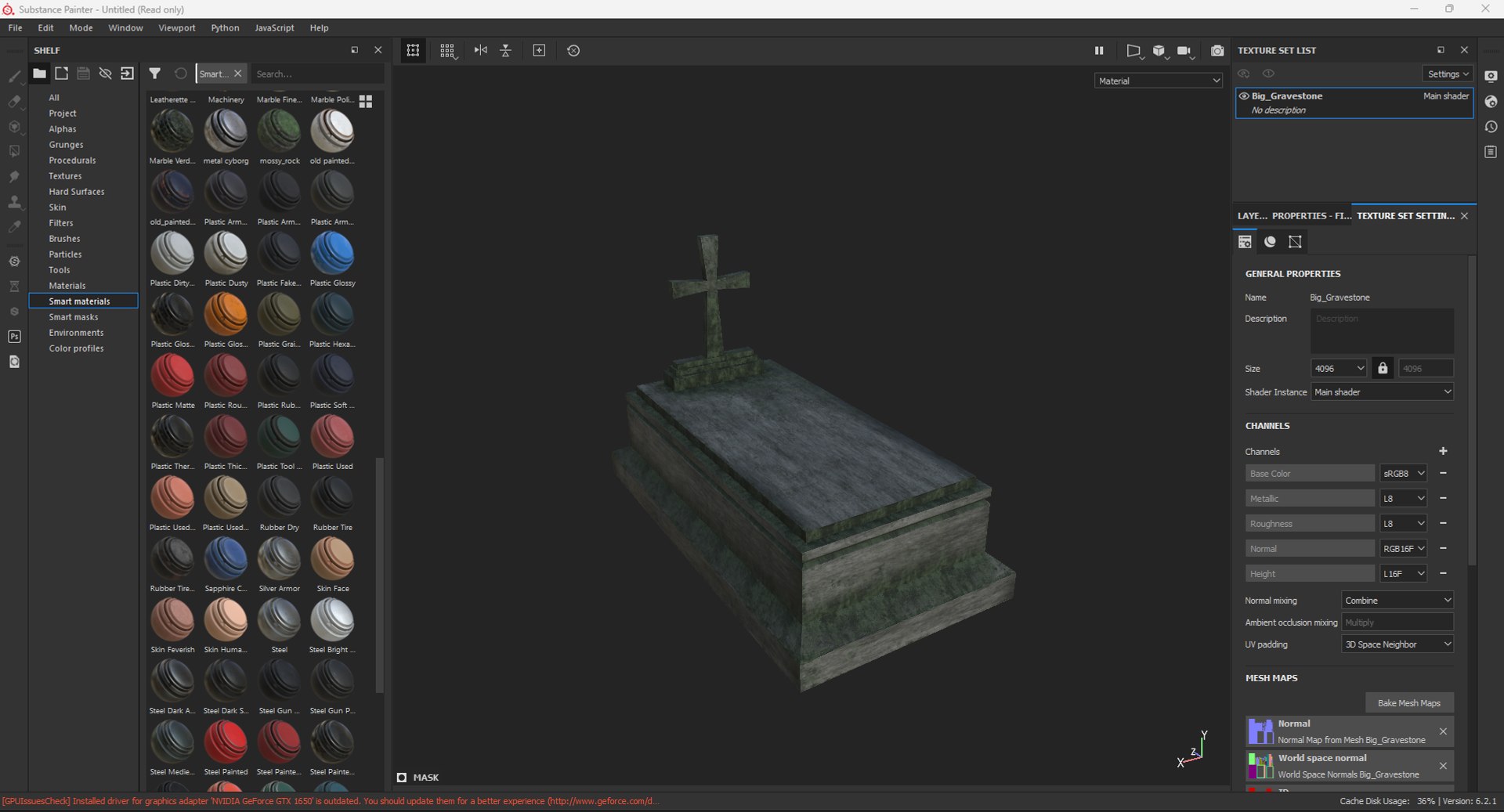 Gravestone 3D model - TurboSquid 2180101