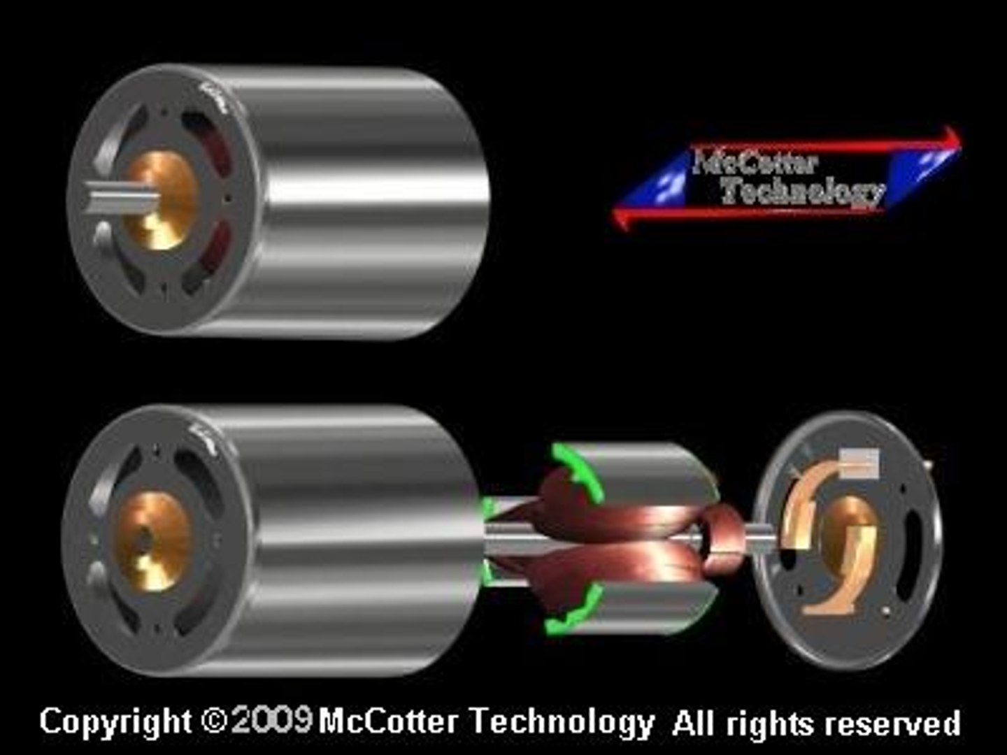 3d Dc Electric Motor Model